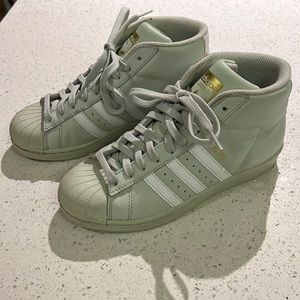 adidas | Shoes | Adidas Mint Green Pro Model Shoes | Poshmark